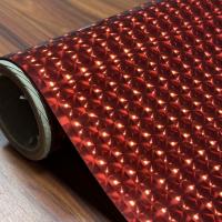 China Metallized Colorful 3D Optic PET Fresnel Multiple Lens Film 35 Micron 1270mm for sale