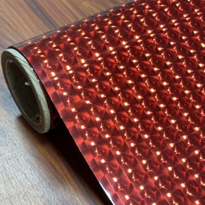 China Metallized Colorful 3D Optic PET Fresnel Multiple Lens Film 35 Micron 1270mm for sale