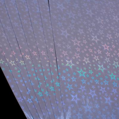 China Holographic Sticker Paper 215mm Roll Waterproof Self Adhesive Vinyl for Inkjet Print for sale