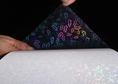 China A4 Self Adhesive Holographic Sticker Paper Waterproof Vinyl for Inkjet Printer 215 mm for sale