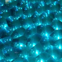 China Metallized PET 3D Lenticular Film 35 Micron Cat Eye Effect for Eye Catching Packaging Decoration for sale