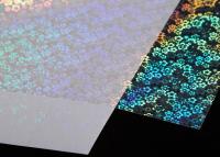 China A4 Holographic Cold Lamination Film Self-Adhesive Vinyl Sticker Paper Waterproof for Inkjet Printers 215mm for sale
