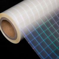China PET Transparent Thermal Holographic Film 23-25 Micron with EVA Glue for Box Packaging for sale