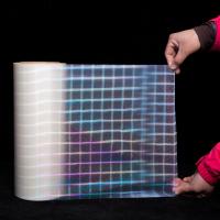 China PET Transparent Thermal Holographic Film 23-25 Micron with EVA Glue for Box Packaging for sale