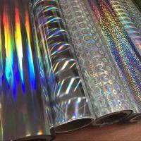 China BOPP Holographic Metallized Wet Lamination Film 23-25 Micron for Product Packaging for sale
