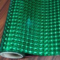 China PET Colorful Cat-Eye 3D Metallized Lens Film 35 Micron for Decoration Packaging for sale
