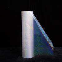 China PET Transparent Holographic Thermal Film 23-25 Micron EVA Glue Hot Lamination for Premium Packaging Labels Gift Boxes for sale