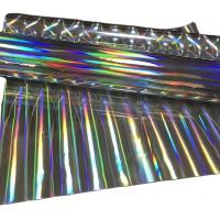 China BOPP Holographic Metallized Wet Lamination Film 23-25 Micron High-Shine Metallic Finish for Packaging for sale