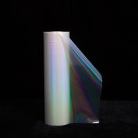 China BOPP True Seamless Rainbow Holographic Thermal Lamination Film 23-25 Micron EVA Glue for Packaging for sale