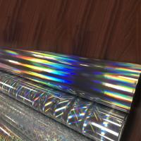 China Metallized BOPP Holographic Wet Lamination Film 23-25 Micron Custom Patterns for Packaging for sale