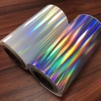 China Metallized BOPP Holographic Wet Lamination Film 23-25 Micron Custom Patterns for Packaging for sale