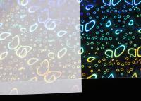 China Holographic Butterfly Pattern Transparent Vinyl Cold Lamination Film 215mm x 762mm Self-Adhesive Waterproof for sale