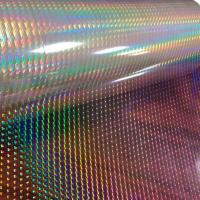 China UV Cast and Cure BOPP Holographic Film 18-22mic Reusable 5-8 Times High Glossy for sale