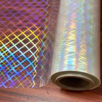 China UV Cast and Cure BOPP Holographic Film 18-22mic Reusable 5-8 Times High Glossy for sale