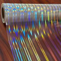 China UV Cast and Cure BOPP Holographic Film 18-22mic Reusable 5-8 Times High Glossy for sale