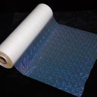 China BOPP Transparent Holographic Thermal Lamination Film 23-25 Micron High Glossy for Packaging for sale