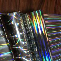 China BOPP Holographic Metallized Wet Lamination Film 23 Micron for Packaging and Printing for sale