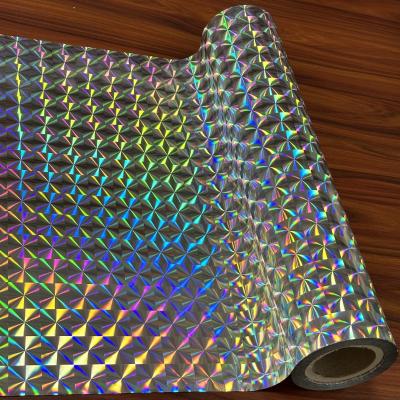 China BOPP Holographic Metallized Wet Lamination Film 23 Micron Customizable for Packaging for sale