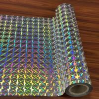 China BOPP Holographic Metallized Wet Lamination Film 23 Micron Customizable for Packaging for sale