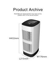 China 60CFM UV Hepa Household Air Purifier Ionizer Air Cleaner ODM for sale