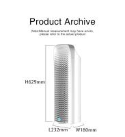 China EMC Certificated Hepa Filter Air Purifier Ioniser 600 Sq Ft With Negative Ions for sale