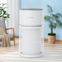China White HEPA Pet Air Purifier Table Top 235CFM Multistage Filtration System for sale