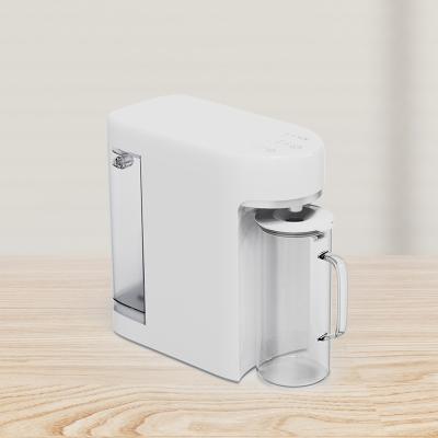 China 75GPD Mini Water Filter Countertop Ro Water Purifier With Glass Carafe for sale