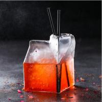 China 350ml Special Coffee Pot Milk Box Bottle Transparent For Bar Cocktail Glass Bottle for sale