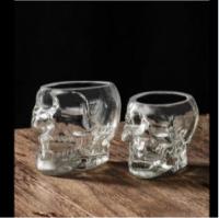 China Whisky Brandy Vodka Brewed Wine Spirits Cup Skull Glass Bottle Special Shaped 50-700ml for sale