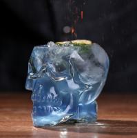 China Wine Cocktail Skull Shaped Glass Cup Crystal Creative 80ml 150ml 350ml for sale