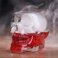 China Wine Cocktail Skull Shaped Glass Cup Crystal Creative 80ml 150ml 350ml for sale