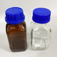 China Amber Brown Glass Reagent Bottle 100ML 250ML 500ML 1000ML With Graduation for sale
