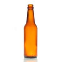 China Custom Label Beer Bottle Amber Clear Green Glass Bottle Beer Container for sale