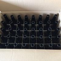 China Luxury Empty Clear Amber Or Brown Glass Storage Bottles 330ml For Beverage Beer for sale