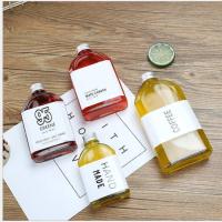 China ISO9001 Glass Flat Water Wine Bottle Clear 100ml 200ml Whiskey Container for sale