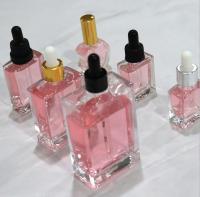 China 50ml Square Glass Dropper Bottles Empty Eco for sale