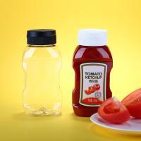 China 16oz Tomato Sauce Plastic Seasoning Bottles Odorless for sale