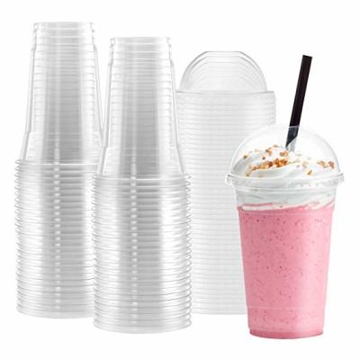 China 100F PLA Plastic 16 Oz Compostable Cold Cups Disposable BPA Free Non Toxic for sale