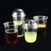 China 100F PLA Plastic 16 Oz Compostable Cold Cups Disposable BPA Free Non Toxic for sale