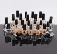China Glass 15ml Empty Nail Polish Bottles H2.6in for sale