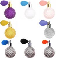 China 100ml Glass Cosmetic Containers Design Airbag Glass Perfume Spray Bottle for sale