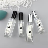 China Spray Empty Square Glass Perfume Bottle Thickened 10*2.25cm SGS for sale