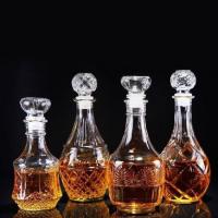 China 8.8oz Small Liquor Hibiki Crystal Glass Bottles Creative Miniature for sale
