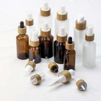China UV Plating 20ml Bamboo Cosmetic Containers Cream Jars Bottles Eco Friendly for sale