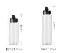 China Syrup Squeeze Plastic Beverage Bottles 350g 250g for sale