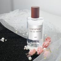 China 50mm Dia 3.5oz Crystal Glass Perfume Bottles SGS Round Custom LOGO for sale