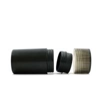 China 15g Fiber Plastic Cosmetic Containers Makeup Powder Sifter Black High Toughness for sale