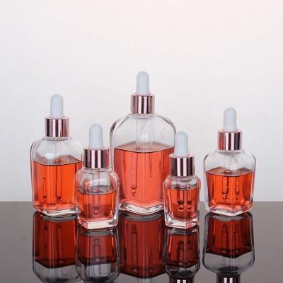 China 1/ 2oz To 3oz Essential Oil Aromatherapy Dropper Bottles Square for sale