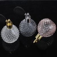 China Glass Cosmetic Containers 100ml Vintage Style Air Bag Refillable Fine Spray Perfume Bottle for sale