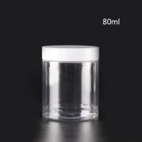 China 80ml 120ml Cereals Nuts PET Plastic Jars Transparent UV Plating for sale